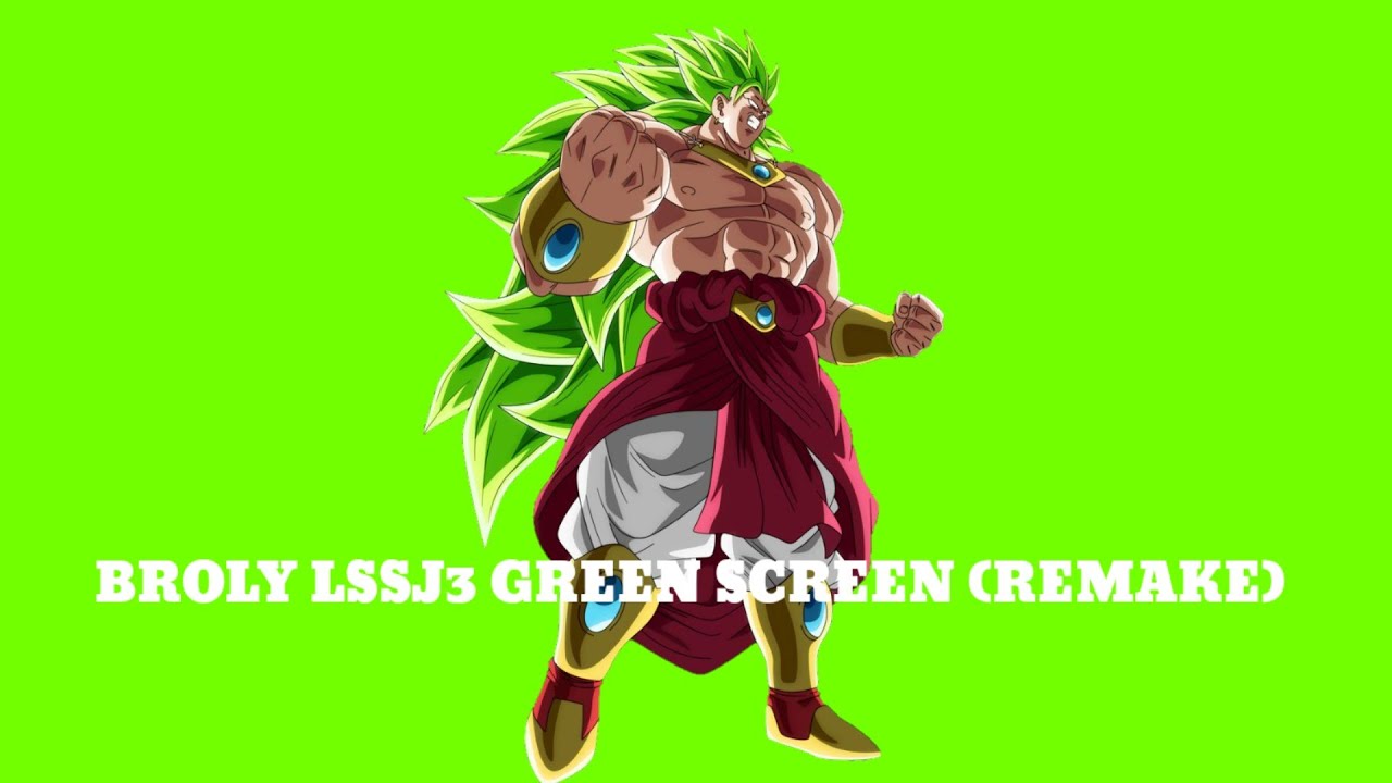 Broly Lssj3 green screen(remake) - YouTube
