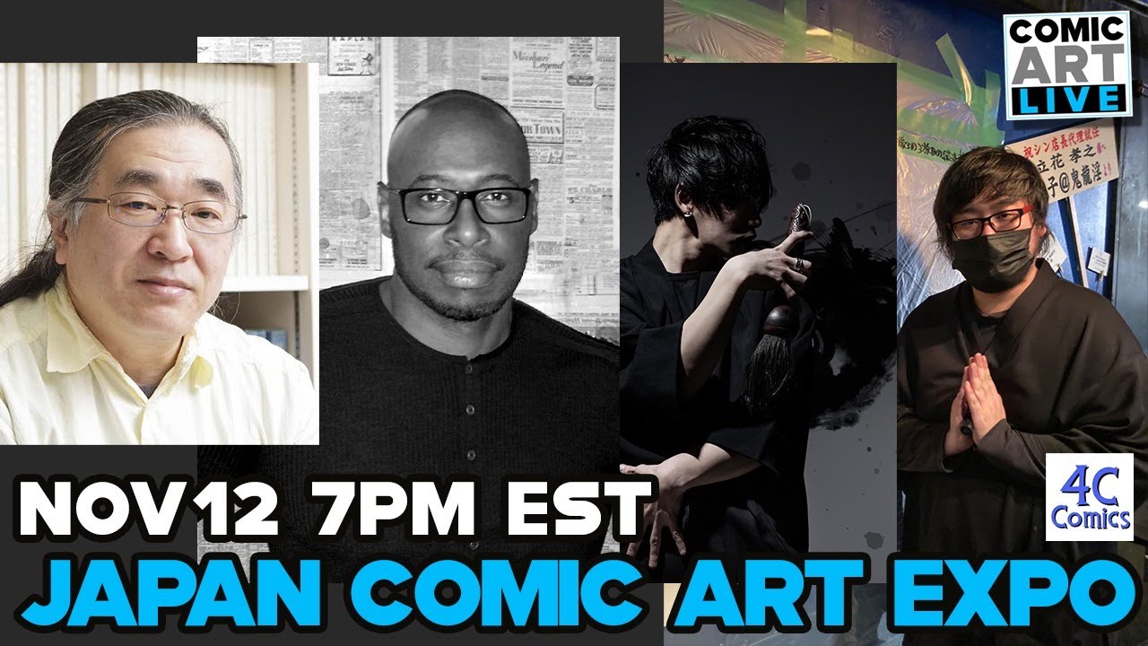 Comic Art LIVE Fall 2022 Panel - Japan Comic Art Expo Crew - YouTube