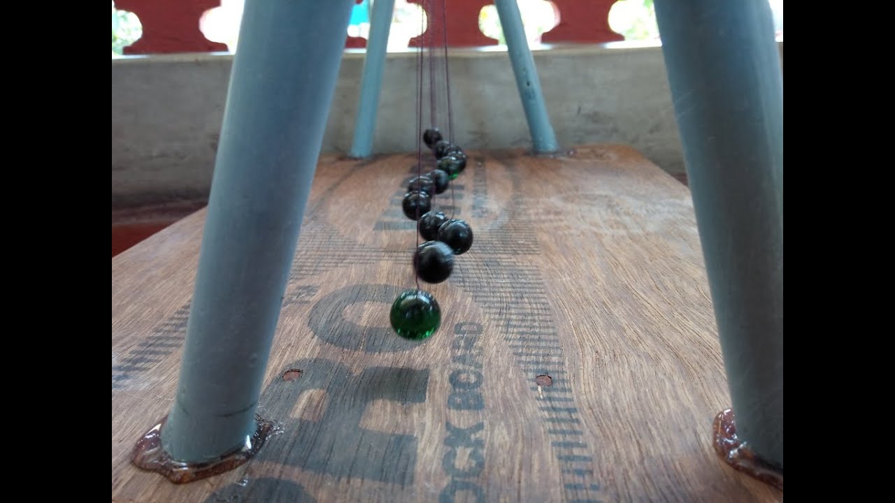 PENDULUM WAVE WITH 16 MARBLE, HOW IT'S MADE - YouTube