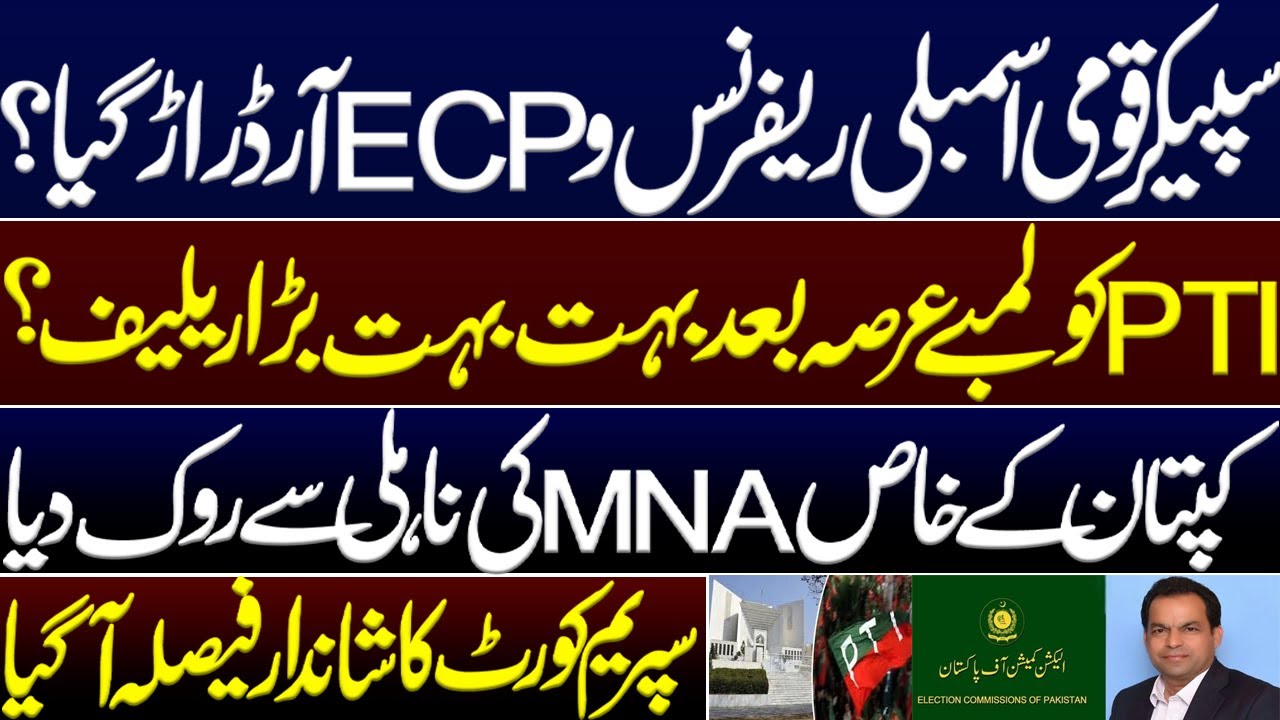 Superior Court stops ECP from the disqualification of PTI MNA close to ...