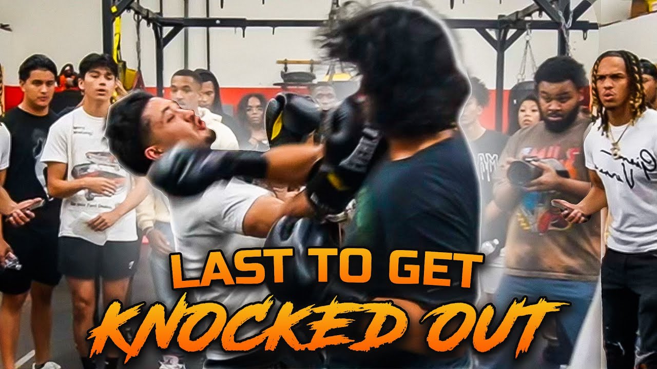 LAST TO GET KNOCKED OUT WINS $1000 SAC VS THE BAY! - YouTube