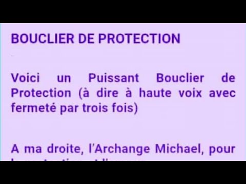 😇PRIÈRE PUISSANTE 🙏🏻🙏🏻 BOUCLIER DE PROTECTION DES ARCHANGES 😇👼👼 - YouTube