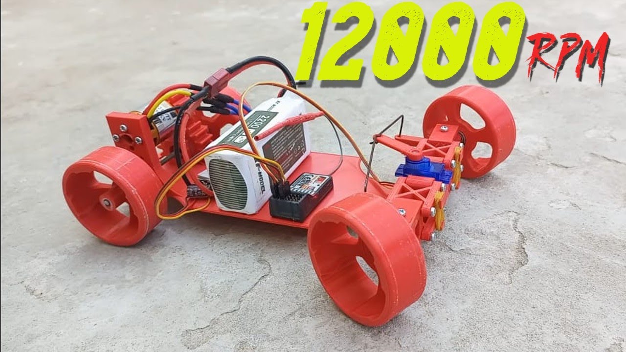 3D Printed F1 RC Car Test Drive Ends in EPIC Crash! 🏎️💥 | DIY RC Car ...