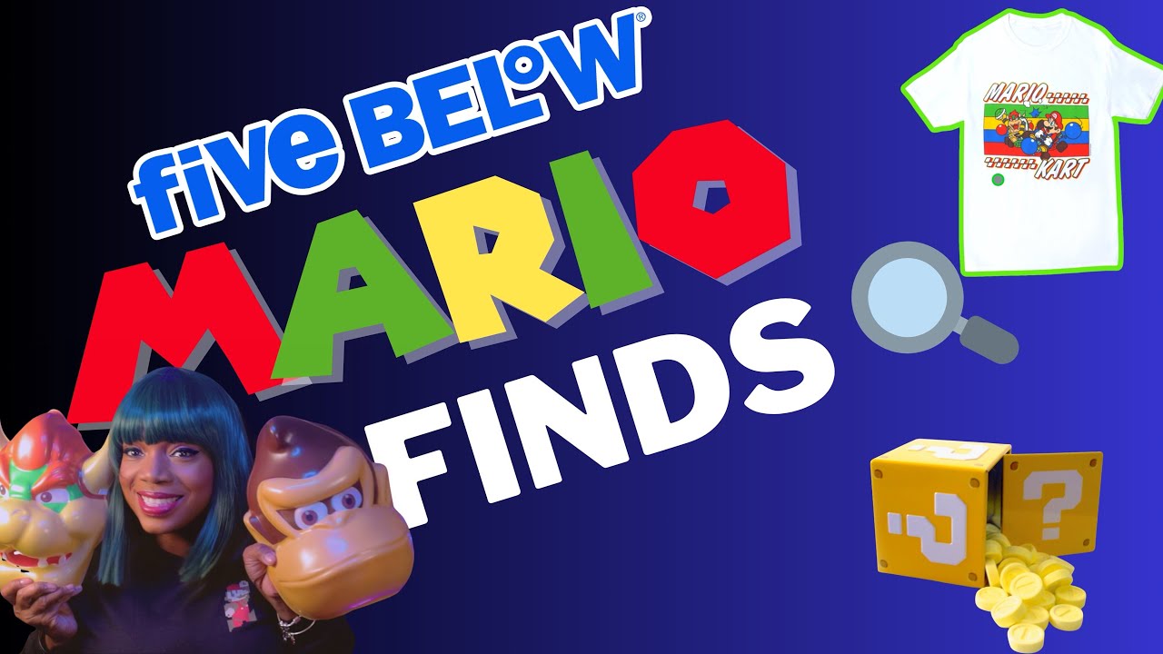 Affordable Super Mario Finds at Five Below! - YouTube