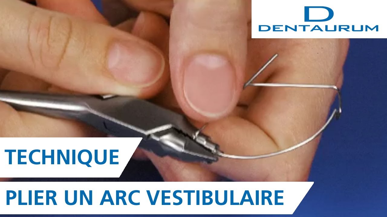 La technique de pliage l'arc vestibulaire (appareil dentaire) - YouTube