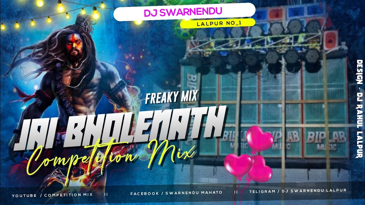 Jay Bholenath (Freaky Mix) Dj Swarnendu Lalpur - YouTube