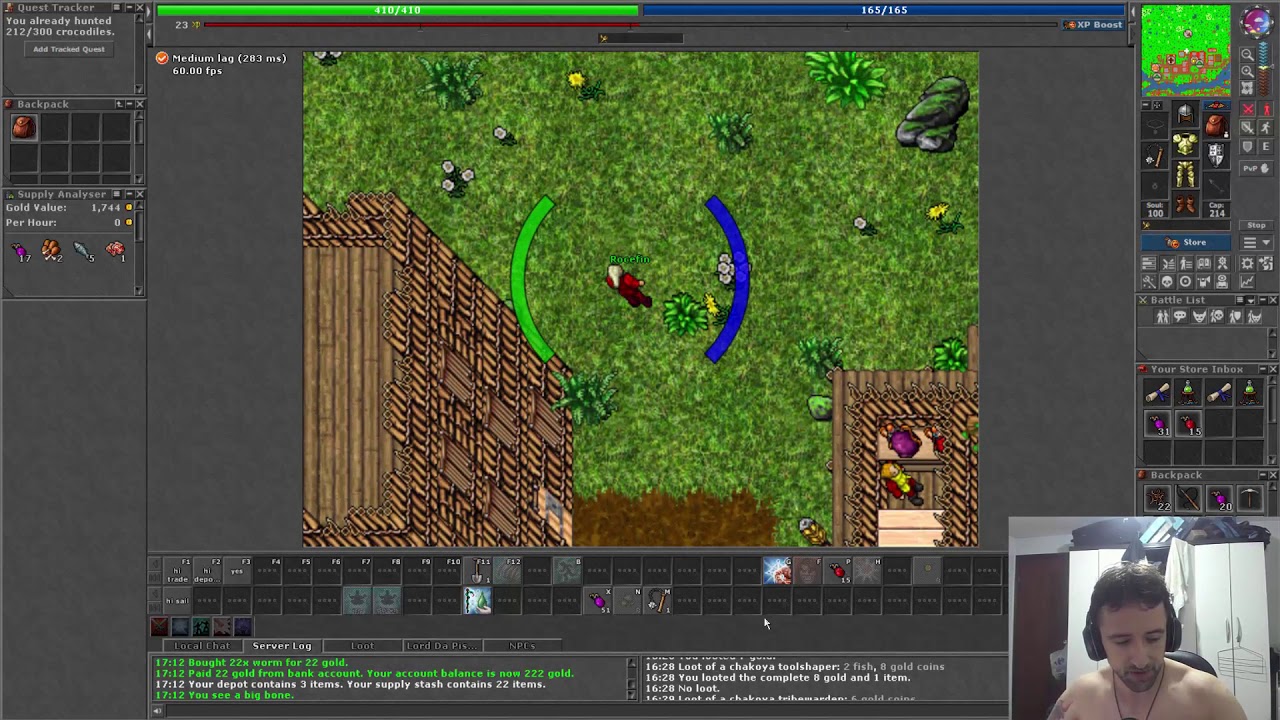 Tibia #67 - HUNT MiniWorldChange - Chakoyas Iceberg (Port Hope ) - #1 ...