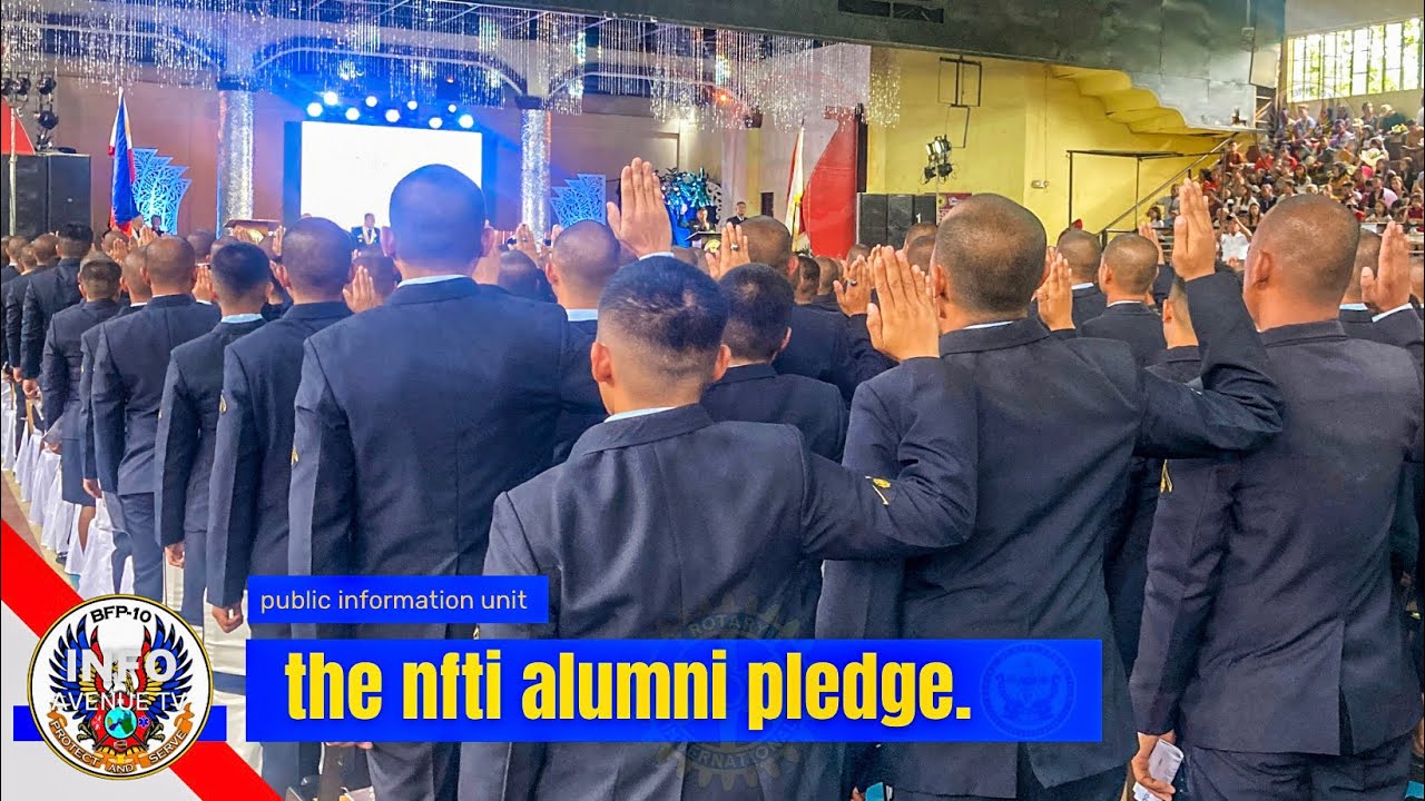 The Alumni Pledge. FBRC 2023-123 Class MALIGA Graduation Ceremony ...