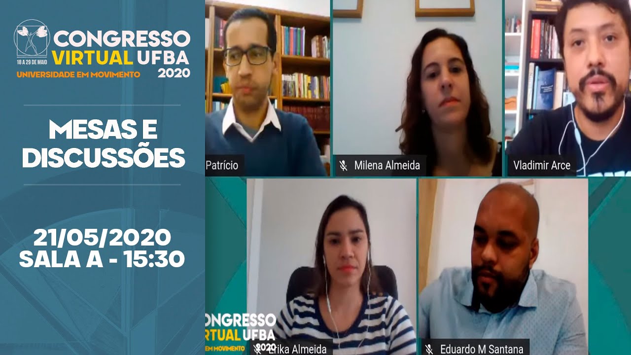 21.05.20 | SALA A | 15:30 | CONGRESSO VIRTUAL UFBA - YouTube