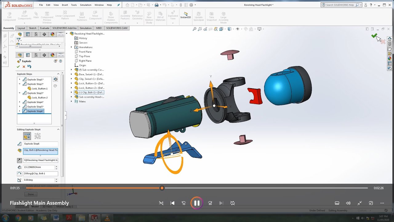 Flashlight Main Assembly - YouTube