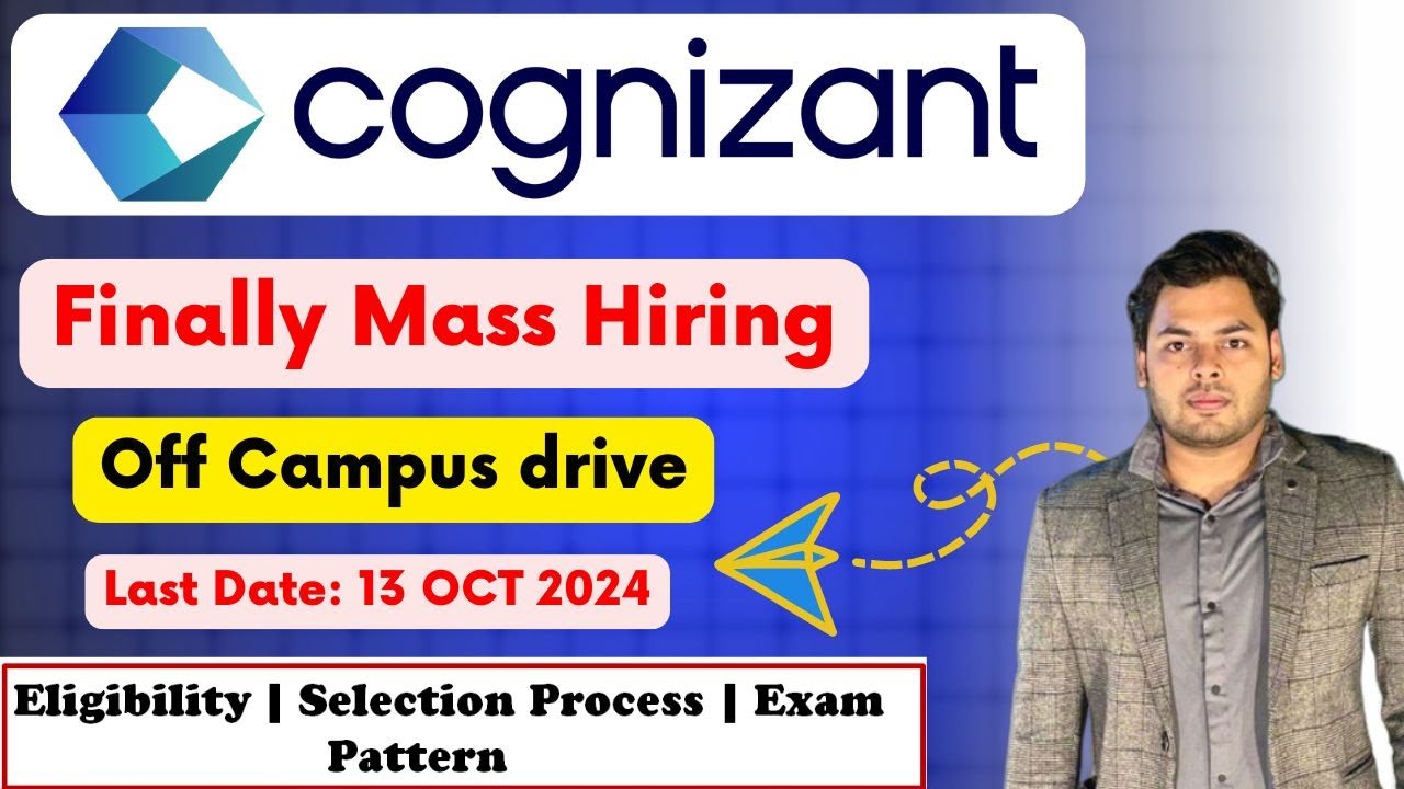 🎁 Finally Cognizant Off Campus drive | Cognizant Engineer Trainee ...
