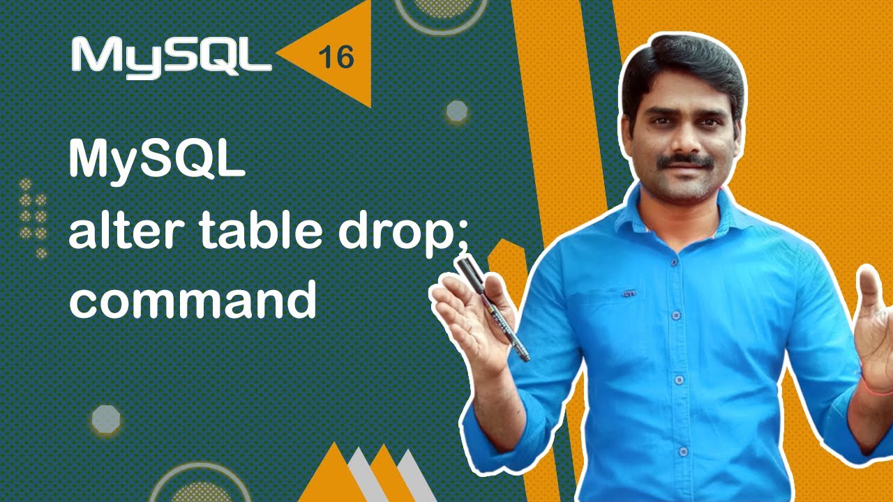 MySQL ALTER TABLE DROP Command How To Delete A Column From A Table In MySQL ALTER TABLE DROP Command How To Delete A Column From A Table In