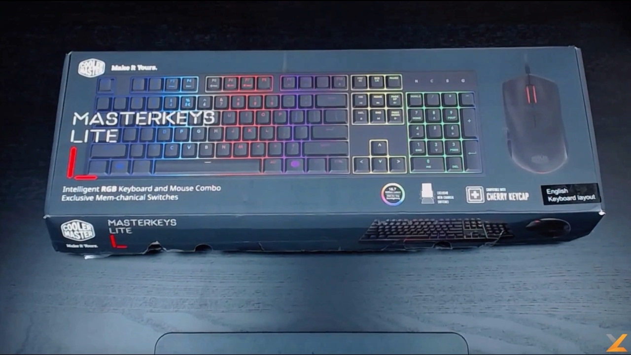 Cooler Master MasterKeys Lite L RGB Combo Unboxing! - YouTube