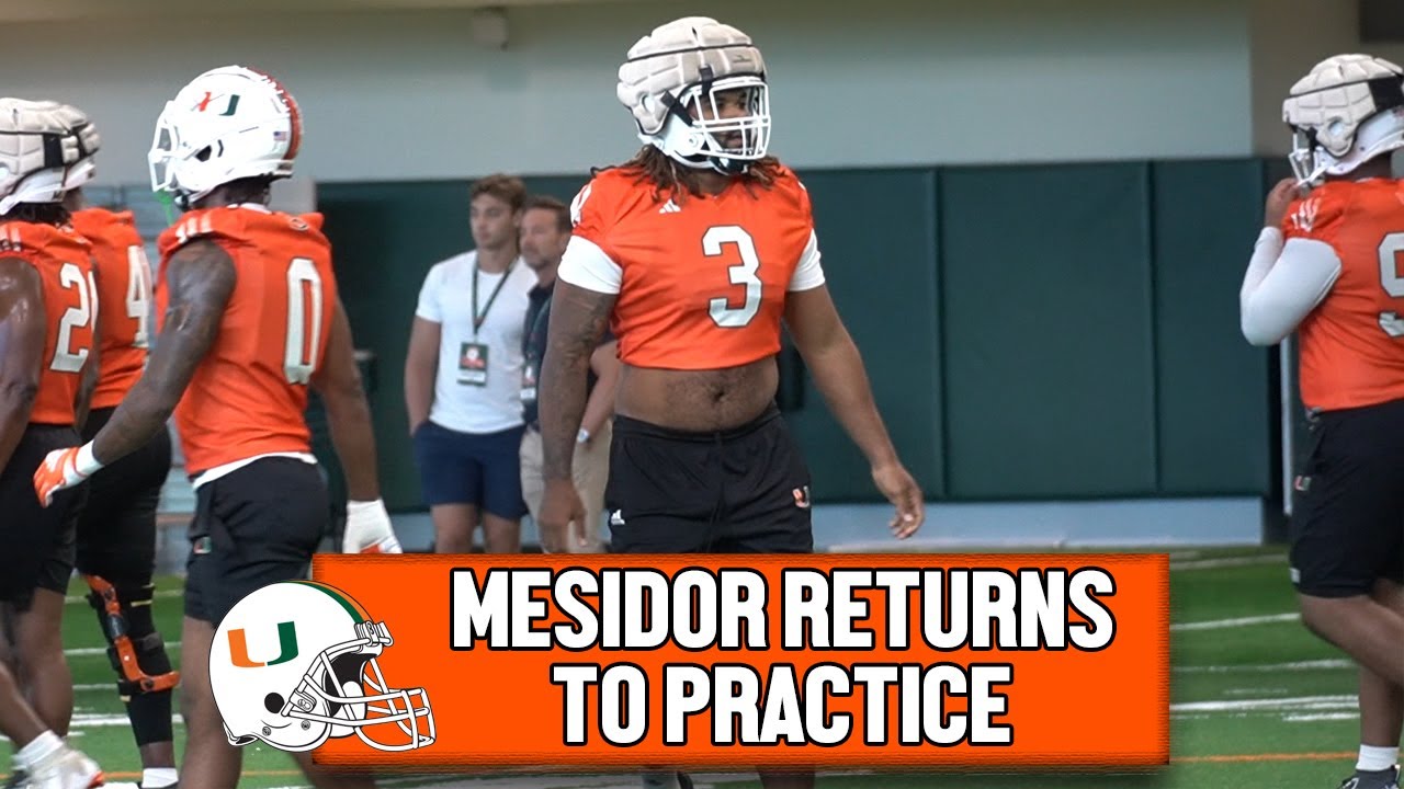 Akheem Mesidor Returns to Practice After Missing Final 11 Games ...