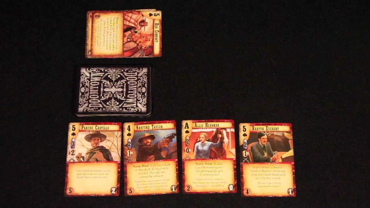 Learn How Doomtown Reloaded Shootouts Work — Card Game - YouTube