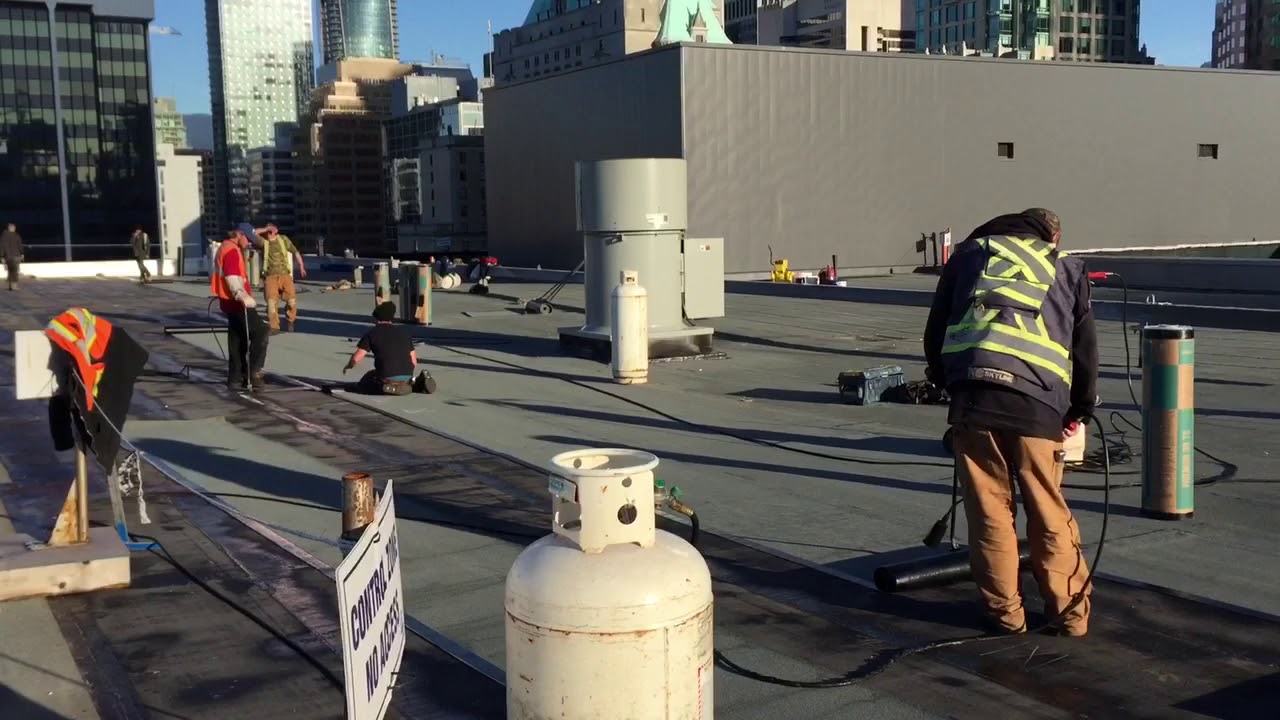 Two Ply Torch-On Roofing - YouTube