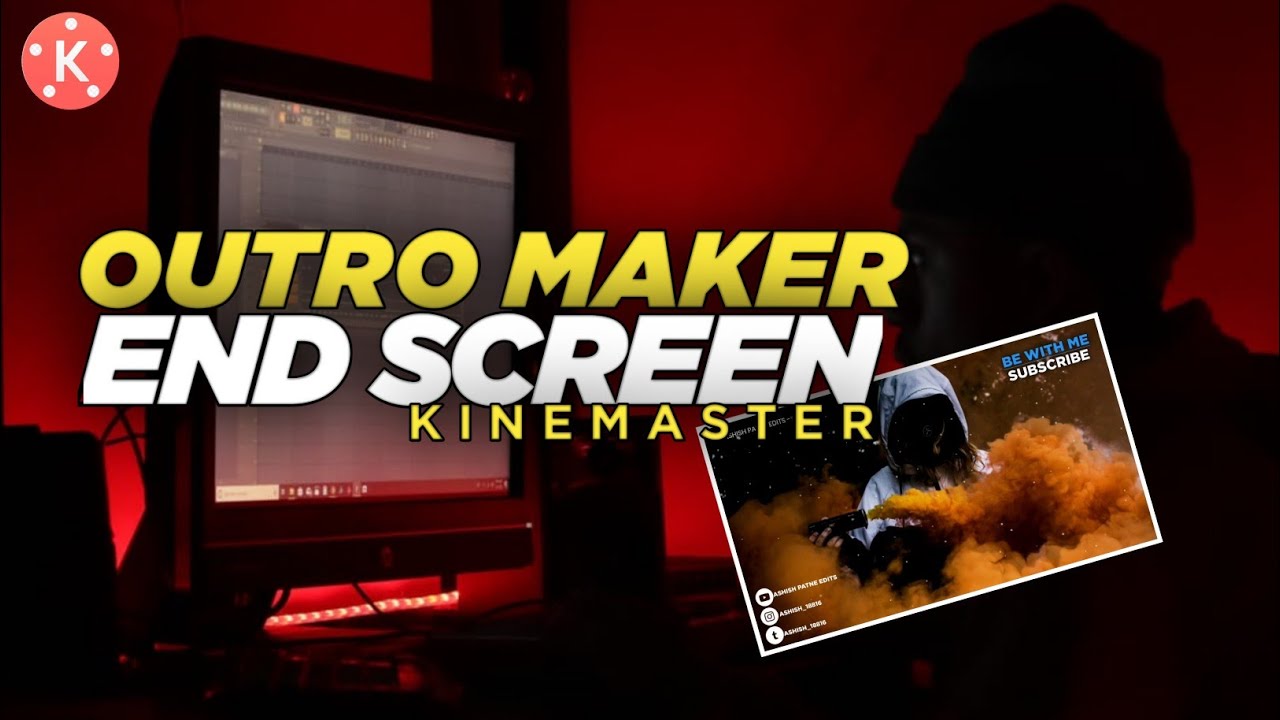 End Screen Editing in Kinemaster ️ Pro Outro maker app🔥 - YouTube