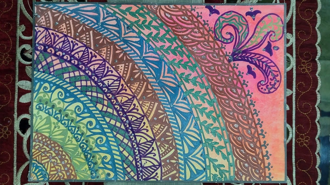 Easy Mandala Design | Mandala Art | Free Hand Mandala For Beginners ...