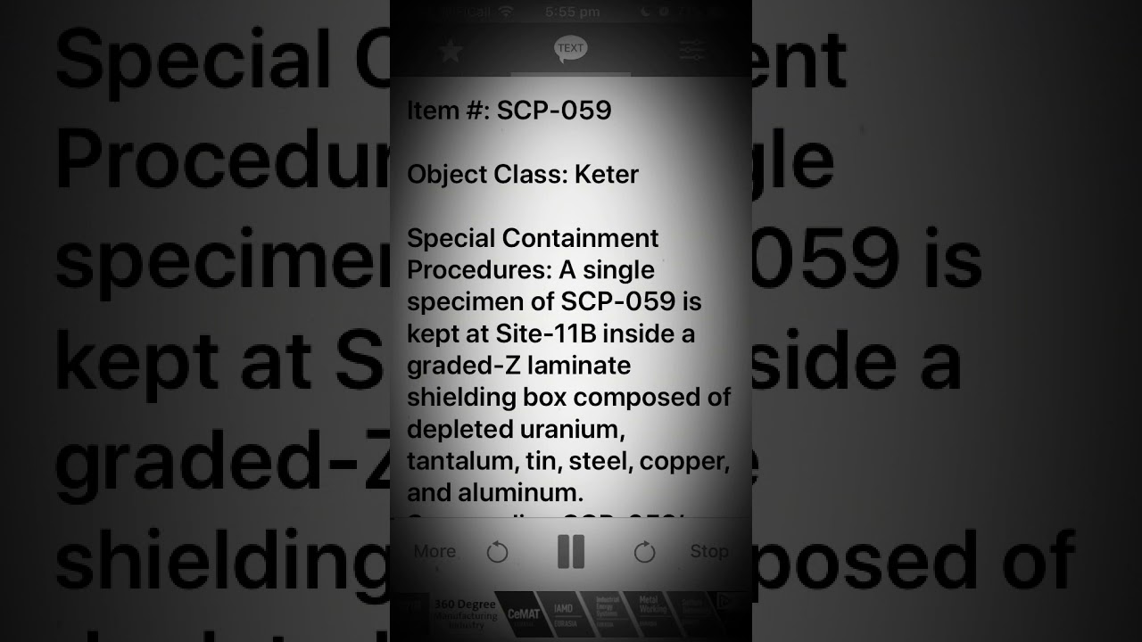 Scp 059 Radioactive Mineral - YouTube