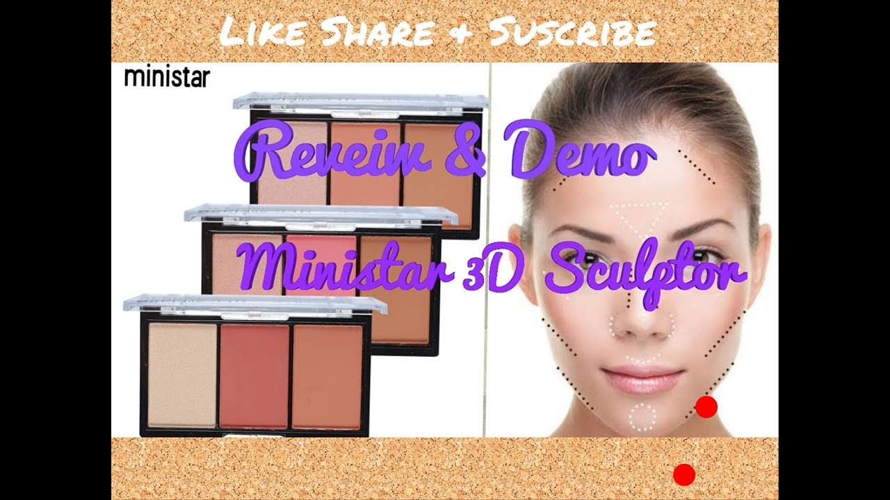 Ministar Proffesional Makeup 3D Sculptor || Reveiw & Demo ]] - YouTube