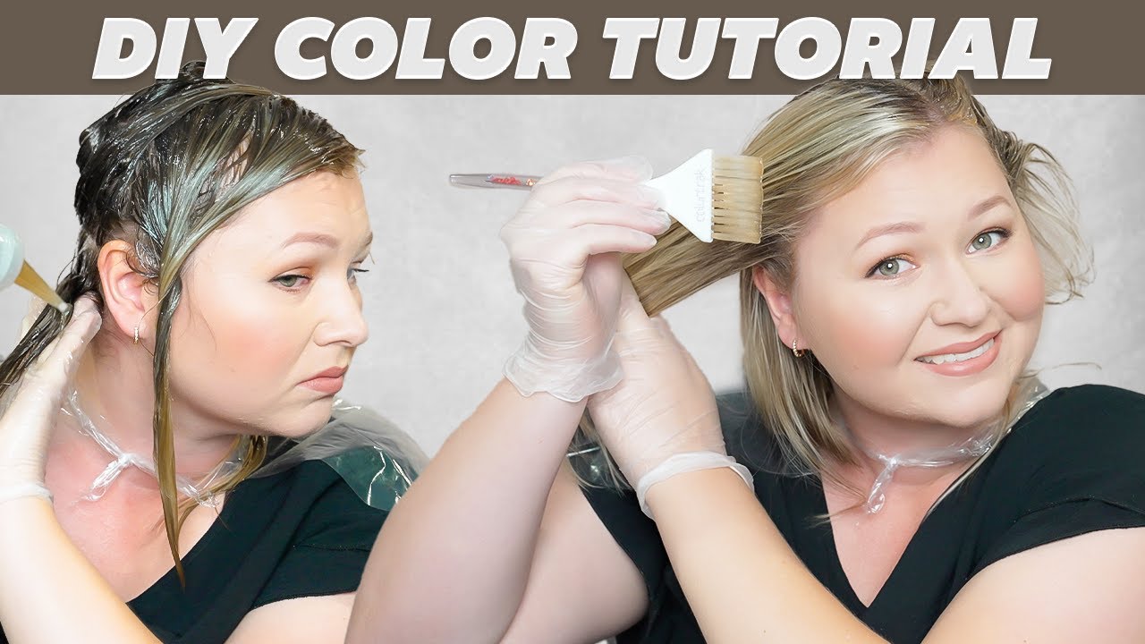 How to Dye Your Hair at Home | Full Hair Color Tutorial - YouTube