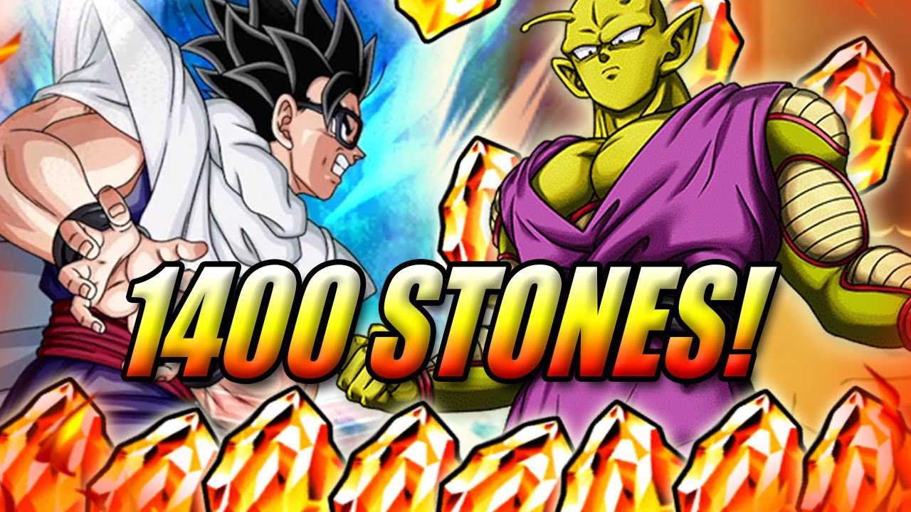 1400 Stones in 6 Minutes! LR Orange Piccolo & LR Beast Gohan Dokkan ...