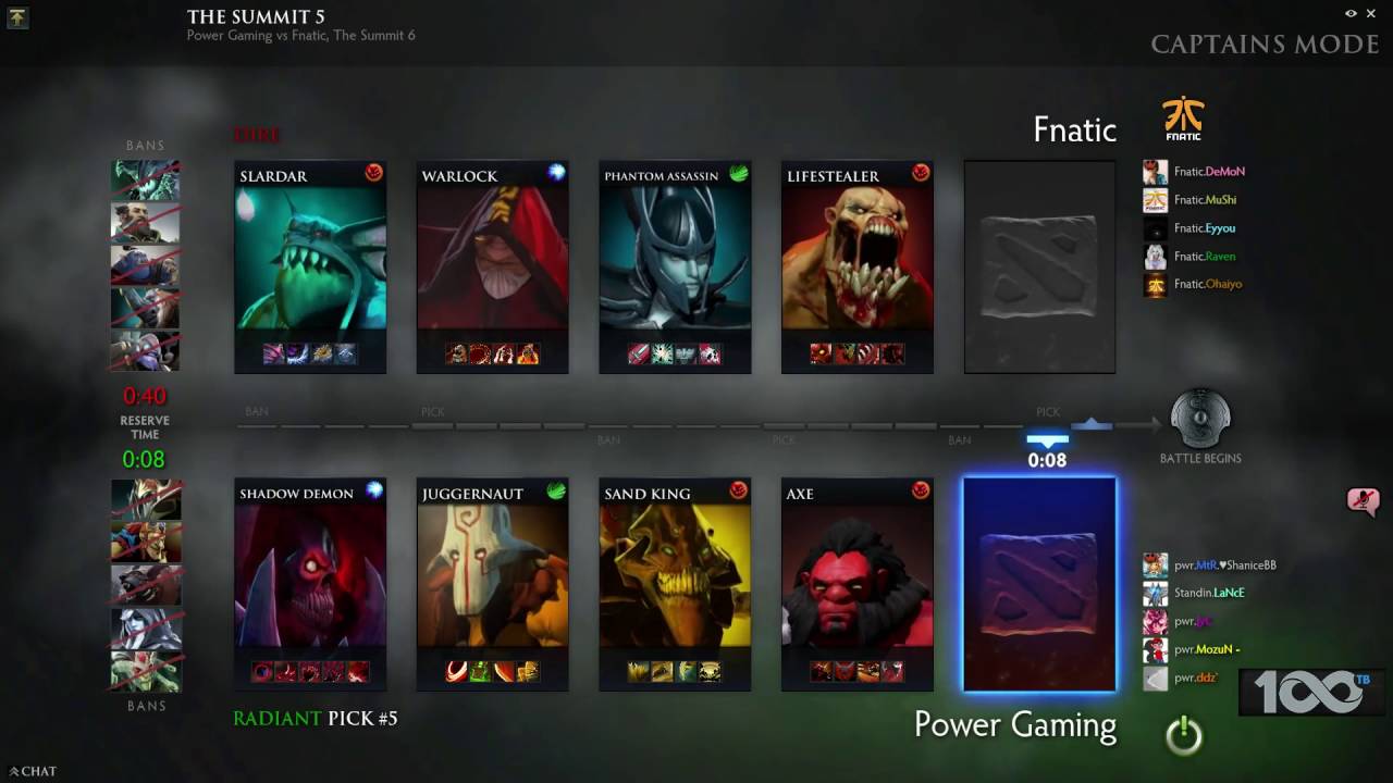 Fnatic vs Power Gaming - Game 1 - The Summit 6 SEA Qualifiers ...