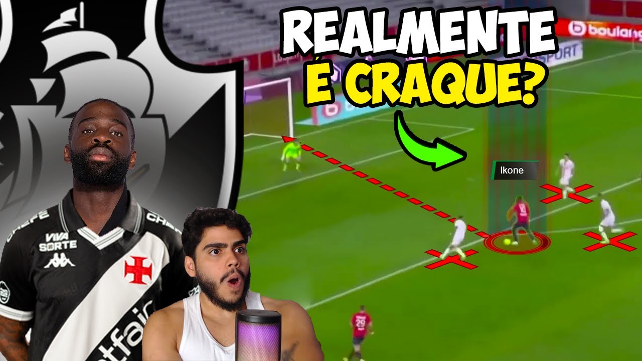 COMO JOGA IKONE POSSIVEL REFORÇO DO VASCO PRA 2025! - YouTube