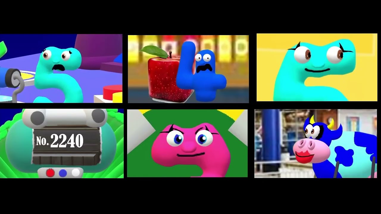 Numberjacks Are On Their Way At The Same Time - YouTube
