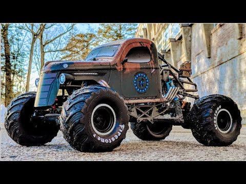 Axial SMT10 | Team Associated Rat-rod Body | Off Road Test Drive - YouTube
