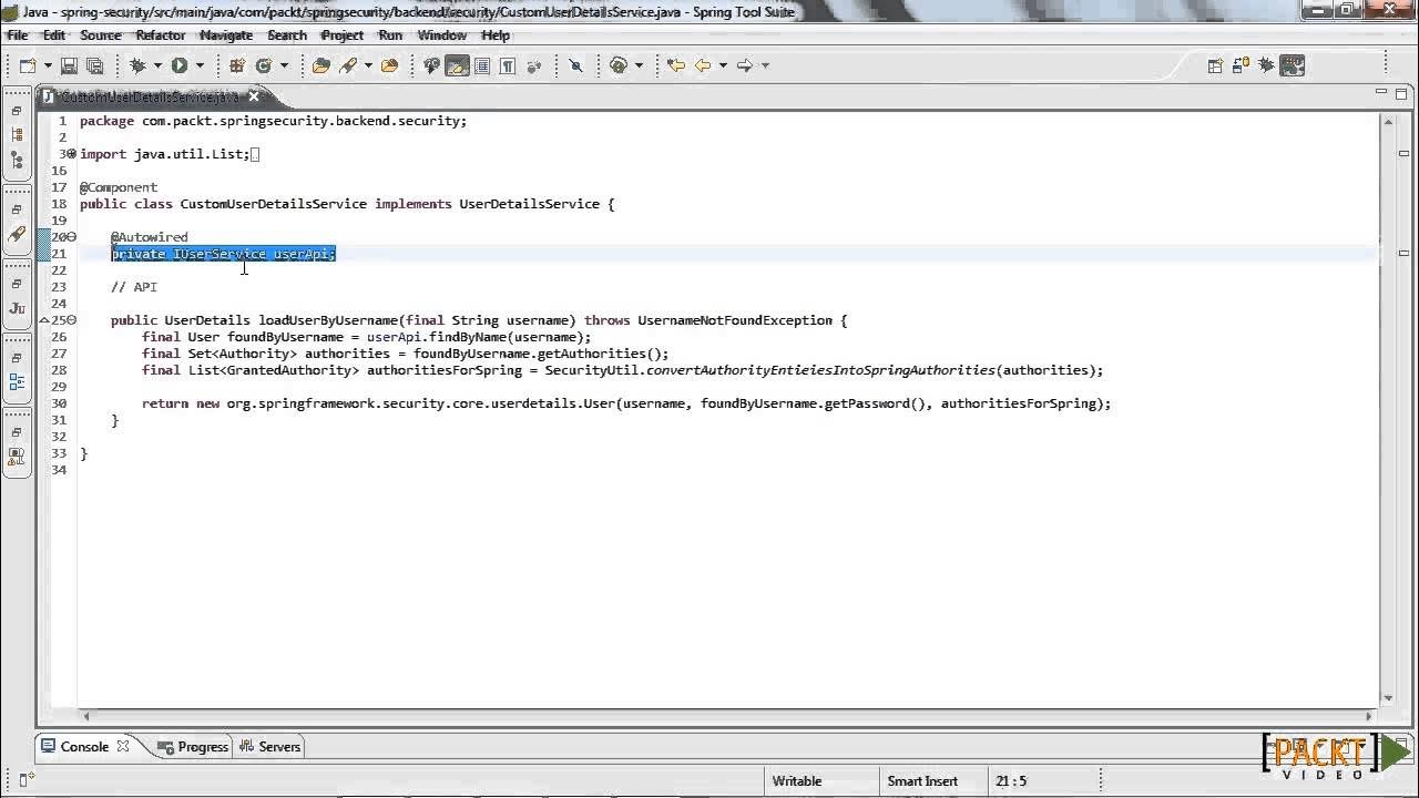 Spring Security Tutorial: REST with Basic Authentication | packtpub.com ...