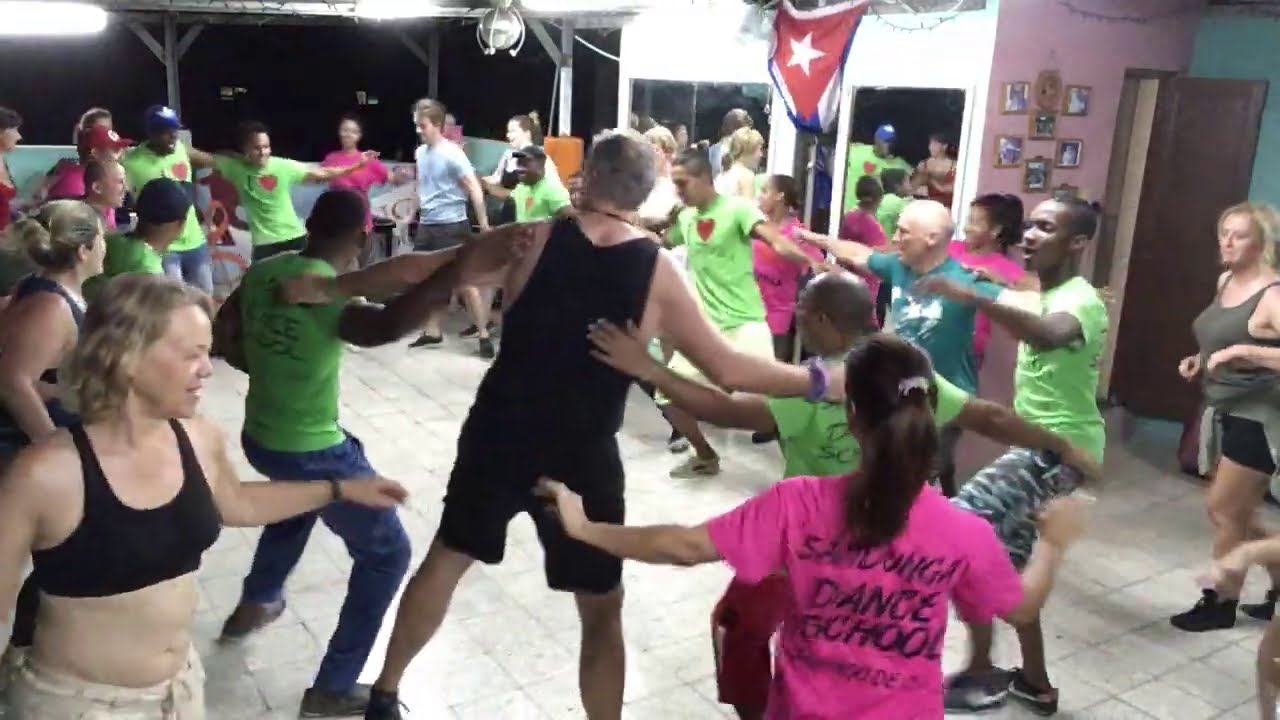Dancing Rueda de Casino at Sandunga Dance School in Santiago de Cuba ...