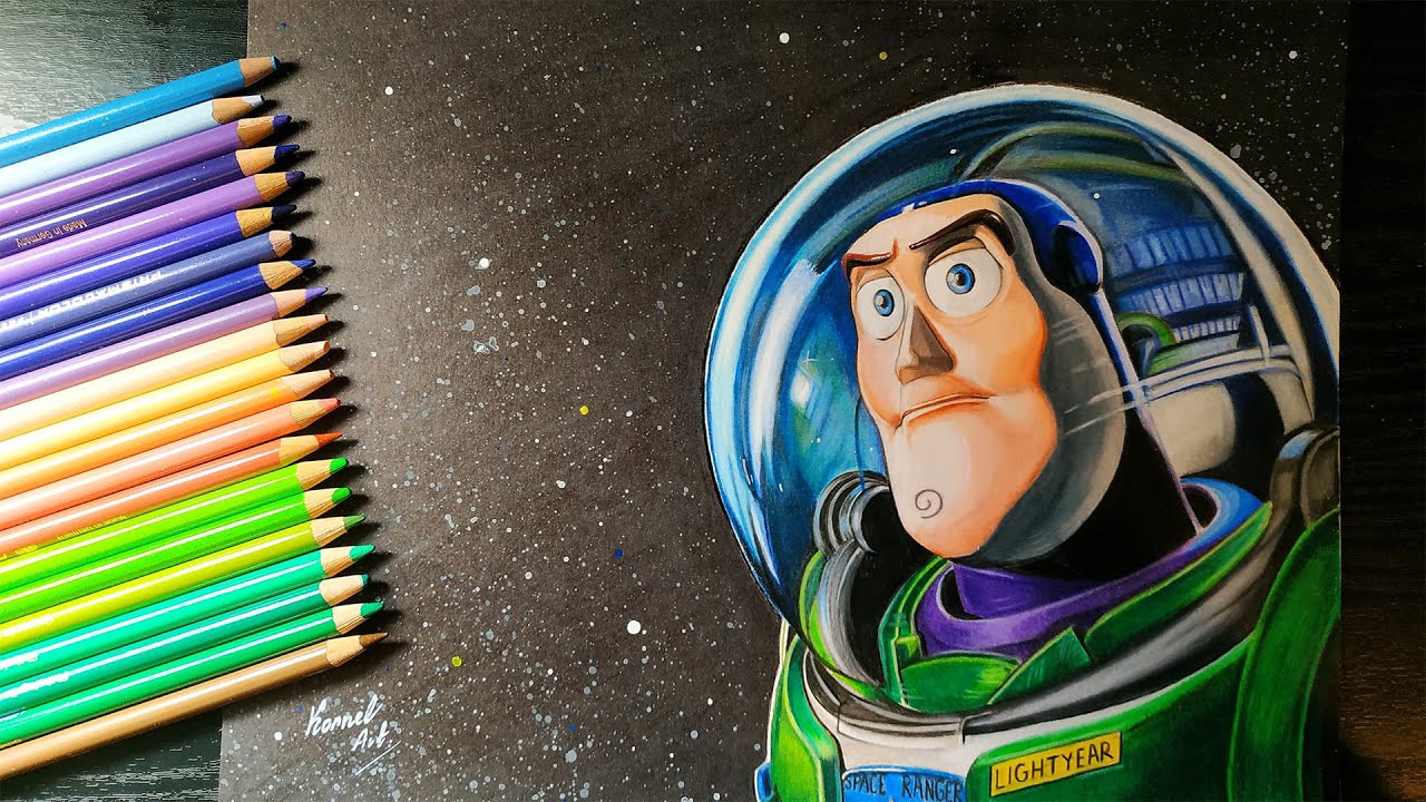 Drawing Toy Story: Buzz Lightyear - YouTube