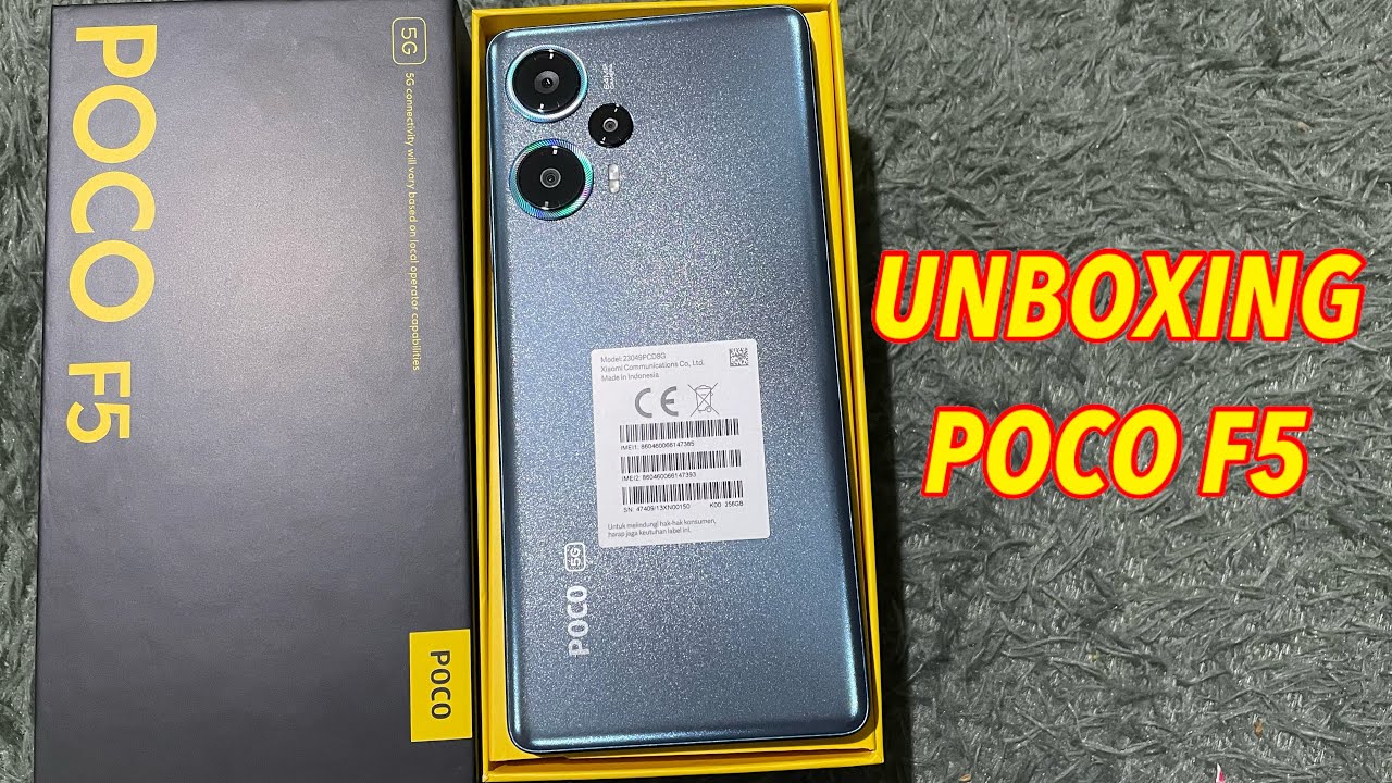 Unboxing POCO F5 Indonesia HP Gaming - YouTube
