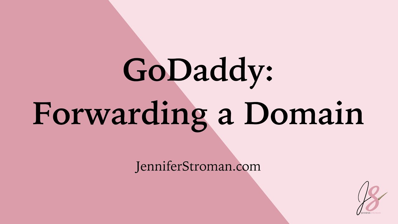 GoDaddy - Forwarding a Domain - YouTube