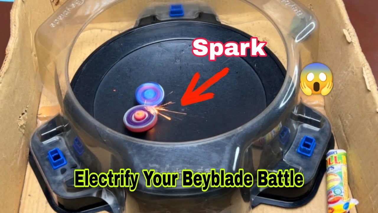 💥Sparks in the Stadium: Electrify Your Beyblade Battle! | Make Real ...