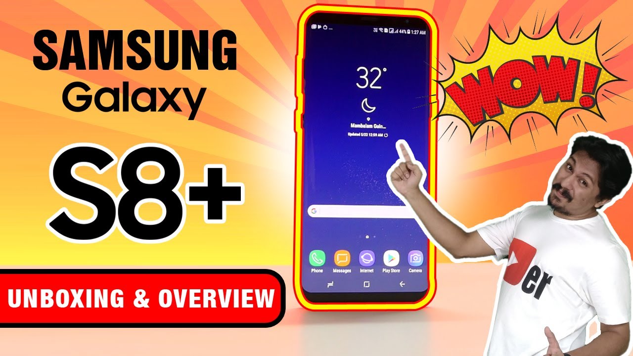 Samsung Galaxy S8 Plus Unboxing & Overview - YouTube