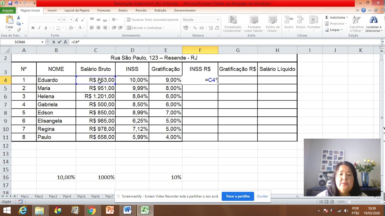 Funções básicas do Excel - YouTube