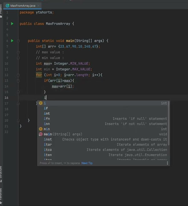 Write A Program To Find Max And Min Value From Array In Java Shorts Algo Array Ds Ytshorts