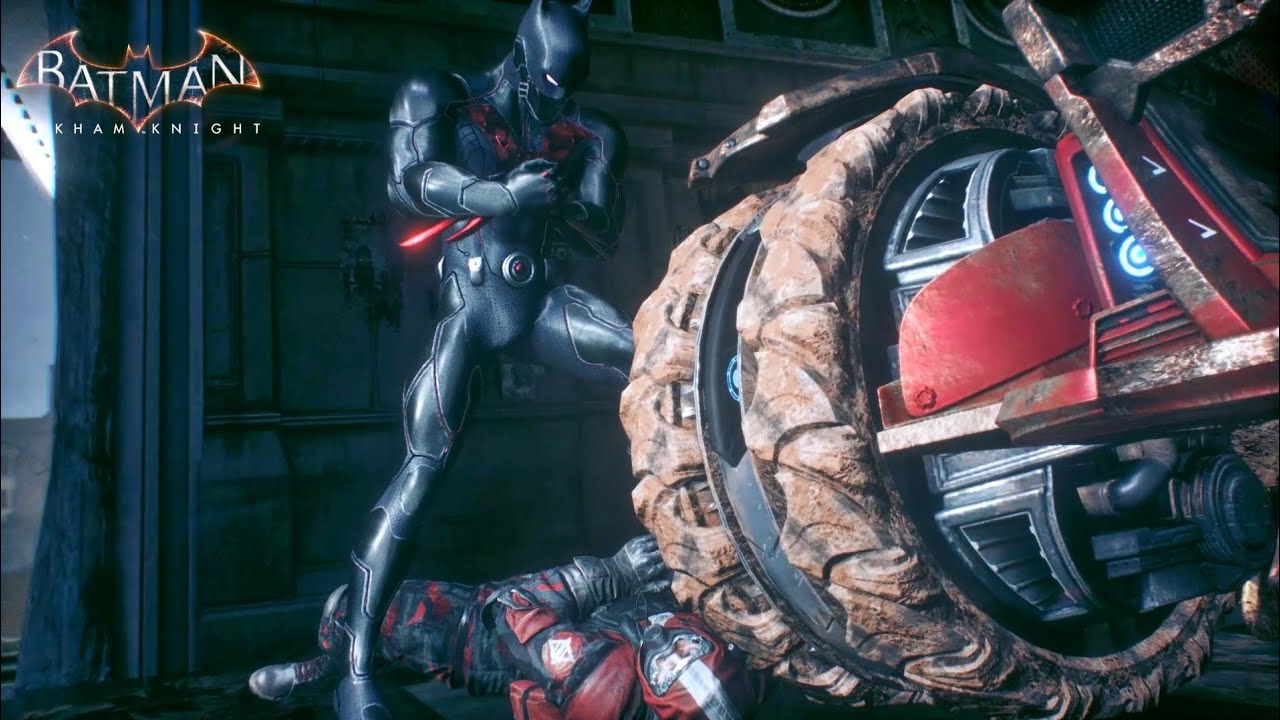 Evolved Batman Beyond going after The Arkham Knight - YouTube