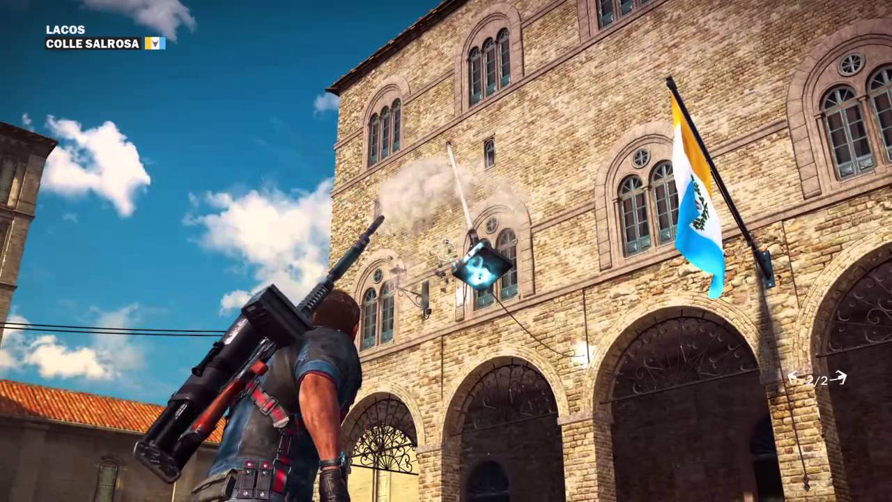 Just Cause 3 MAGIC FLAG POLE - YouTube