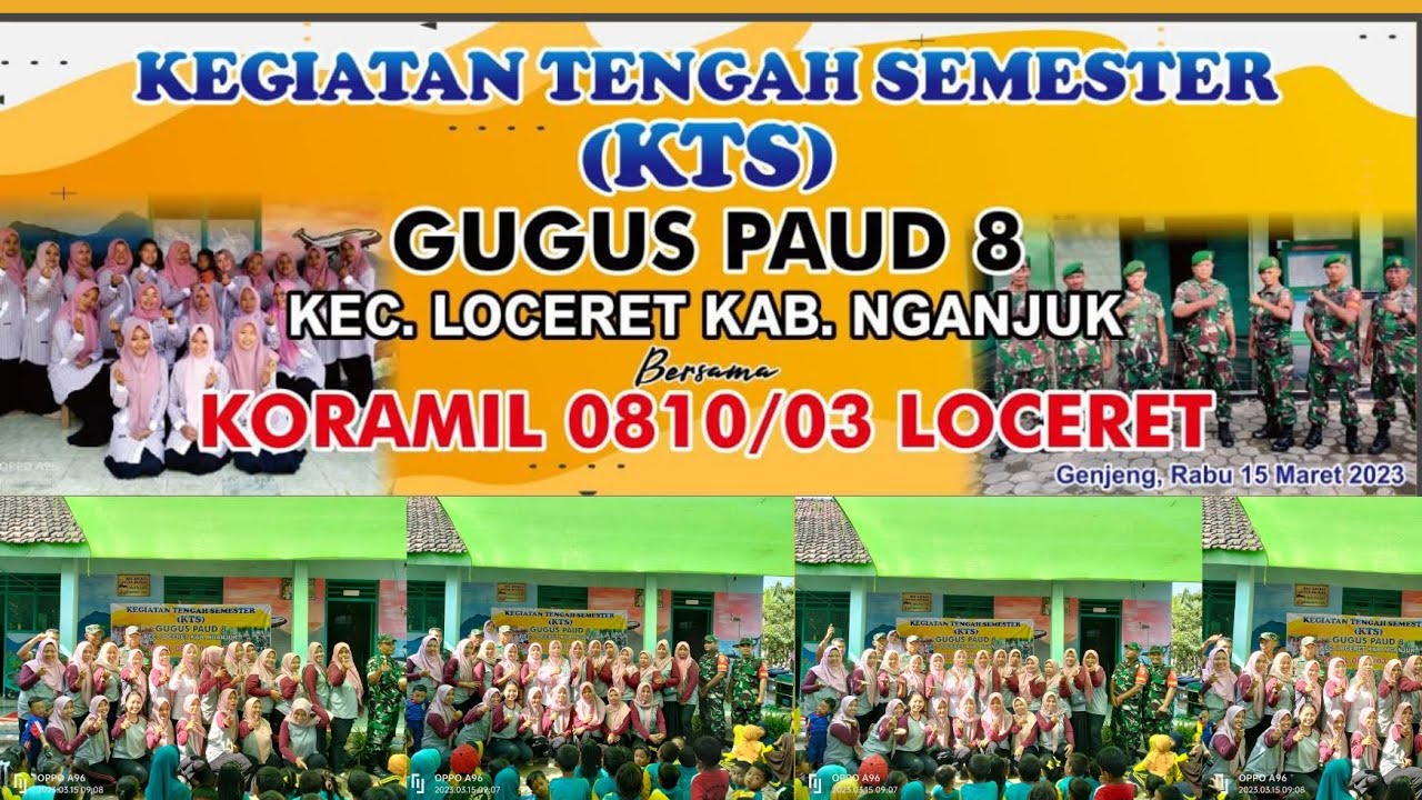 KEGIATAN TENGAH SEMESTER GUGUS PAUD 8 KECAMATAN LOCERET KABUPATEN ...
