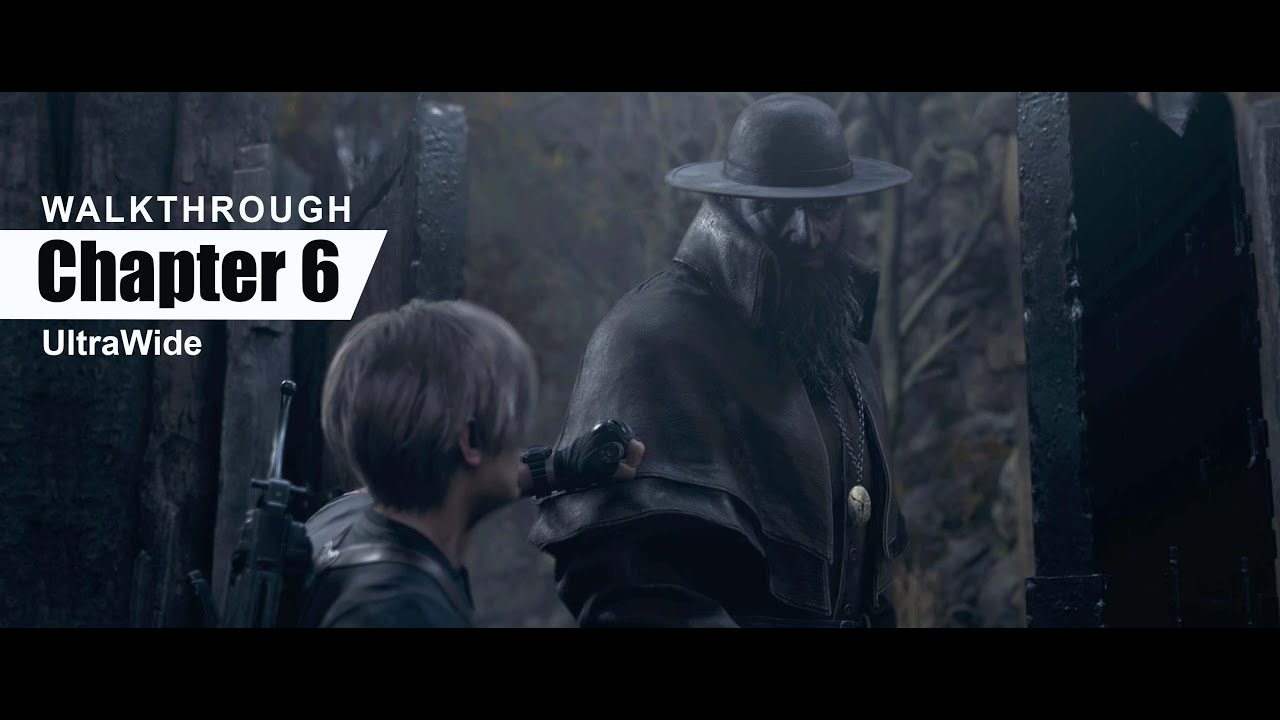 Resident Evil 4 Remake Chapter 6 | Walkthrough | No Commentary | Ultrawide 21:9 3440x1440 - YouTube