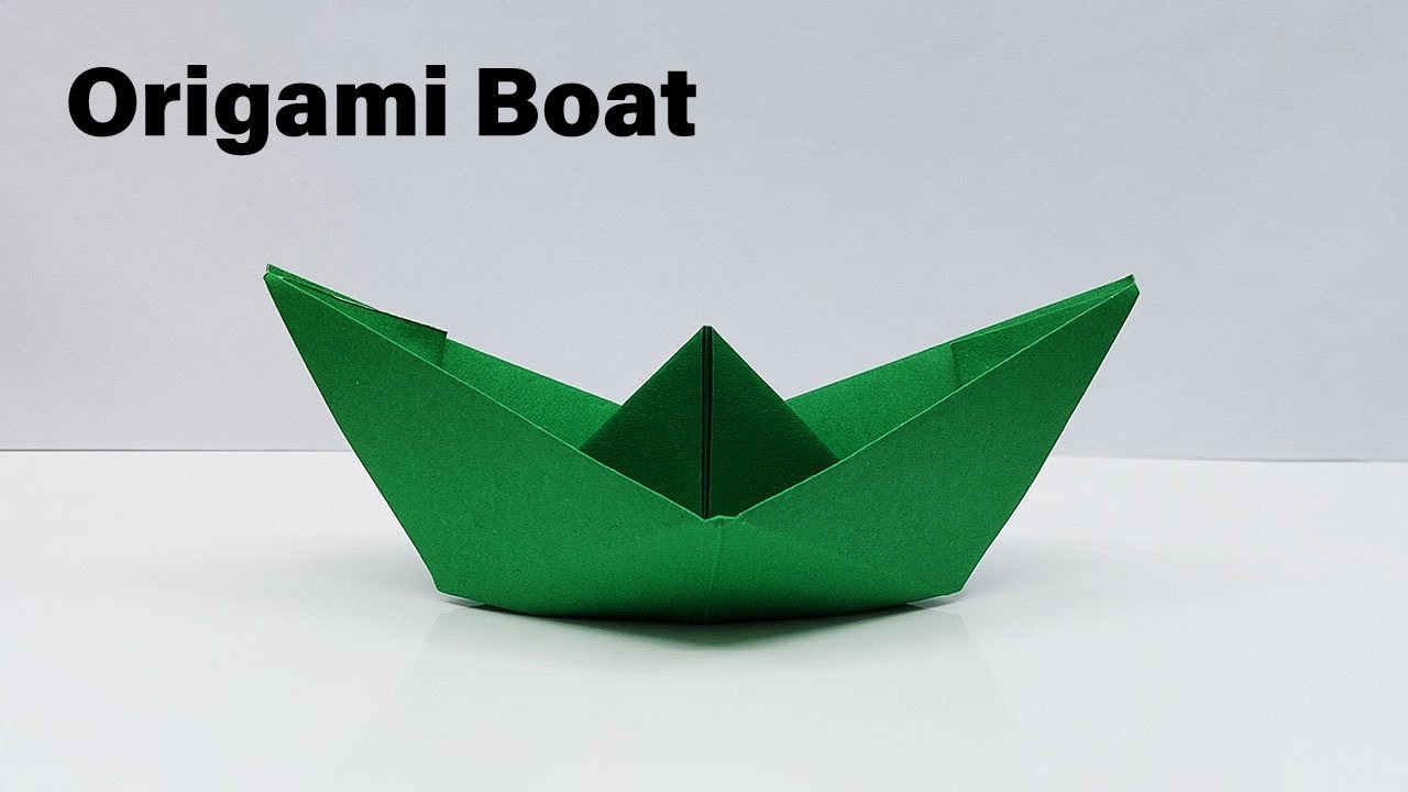 How to Make a Paper Boat that Floats - Origami Boat - YouTube