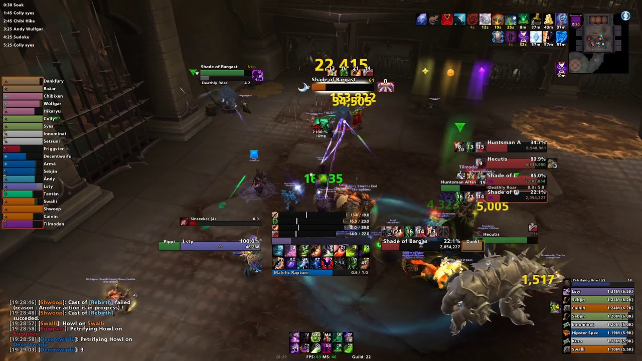 Mythic Huntsman Altimor - Affliction Warlock Pov - YouTube