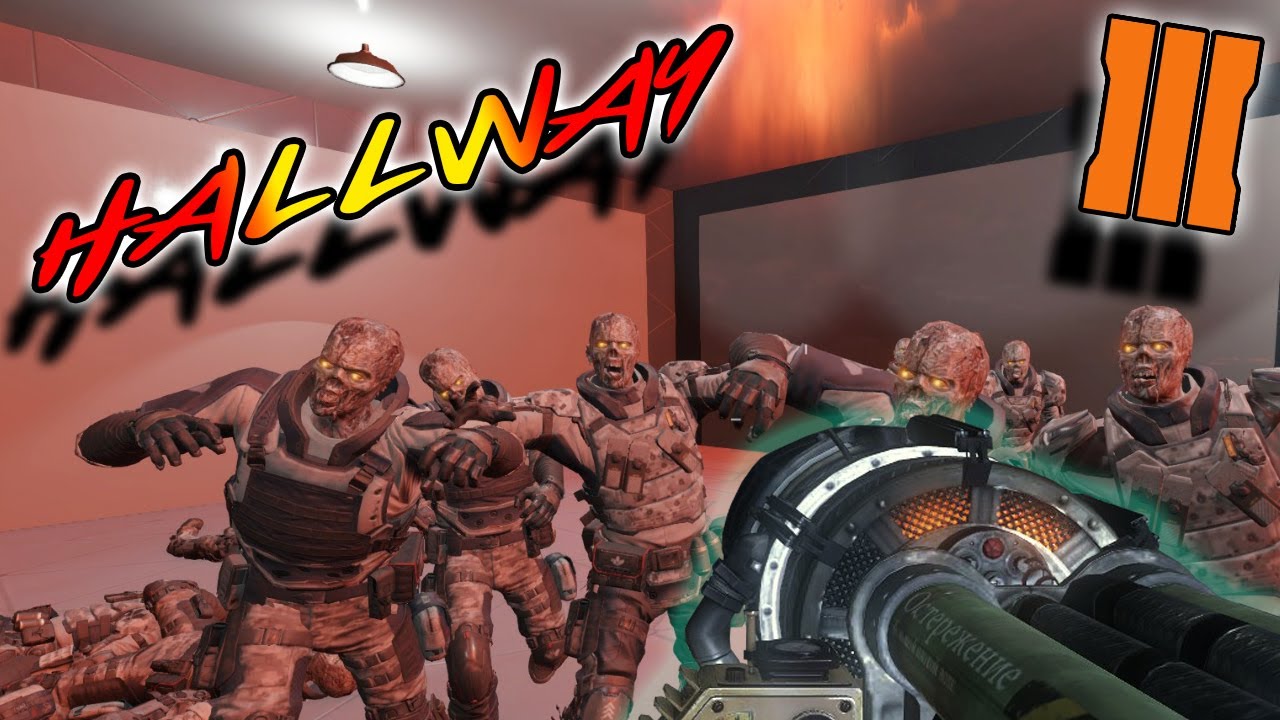 HALLWAY REMASTERED - HIGH ROUND ATTEMPT CALL OF DUTY BO3 Zombies - YouTube