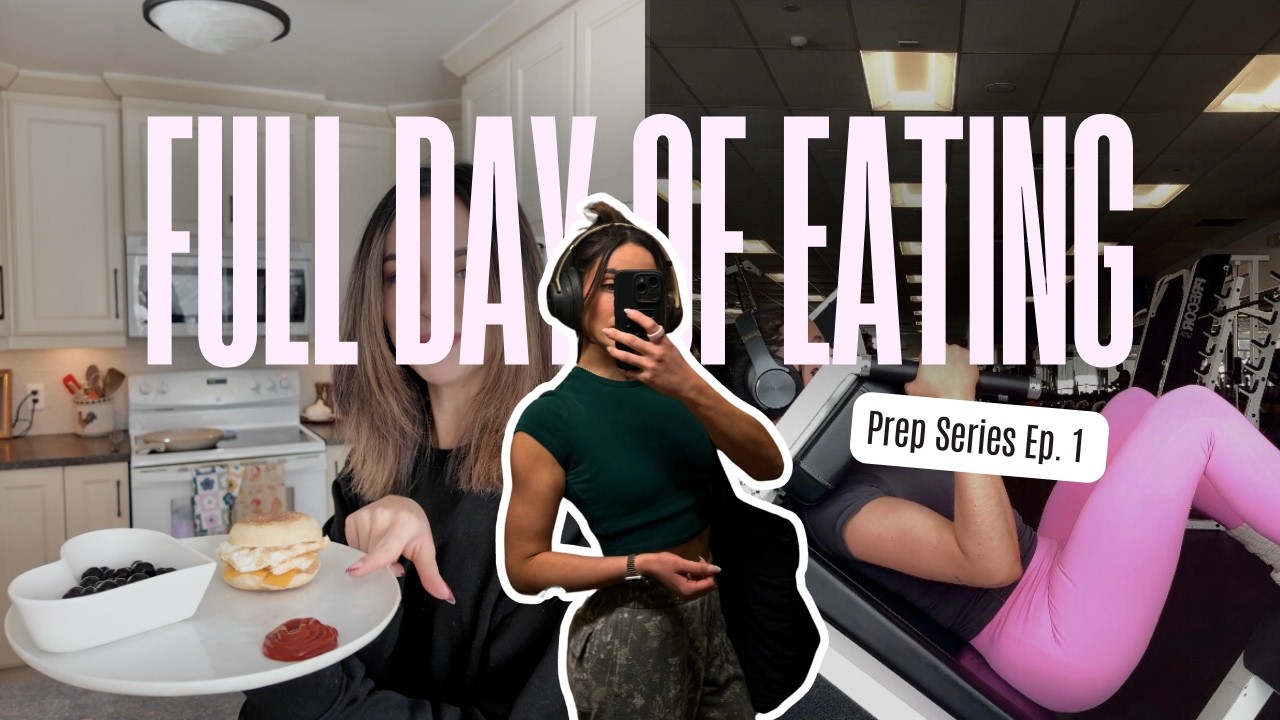 Full Day of Eating in Bodybuilding Prep | Fit Model Competitor (Prep ...