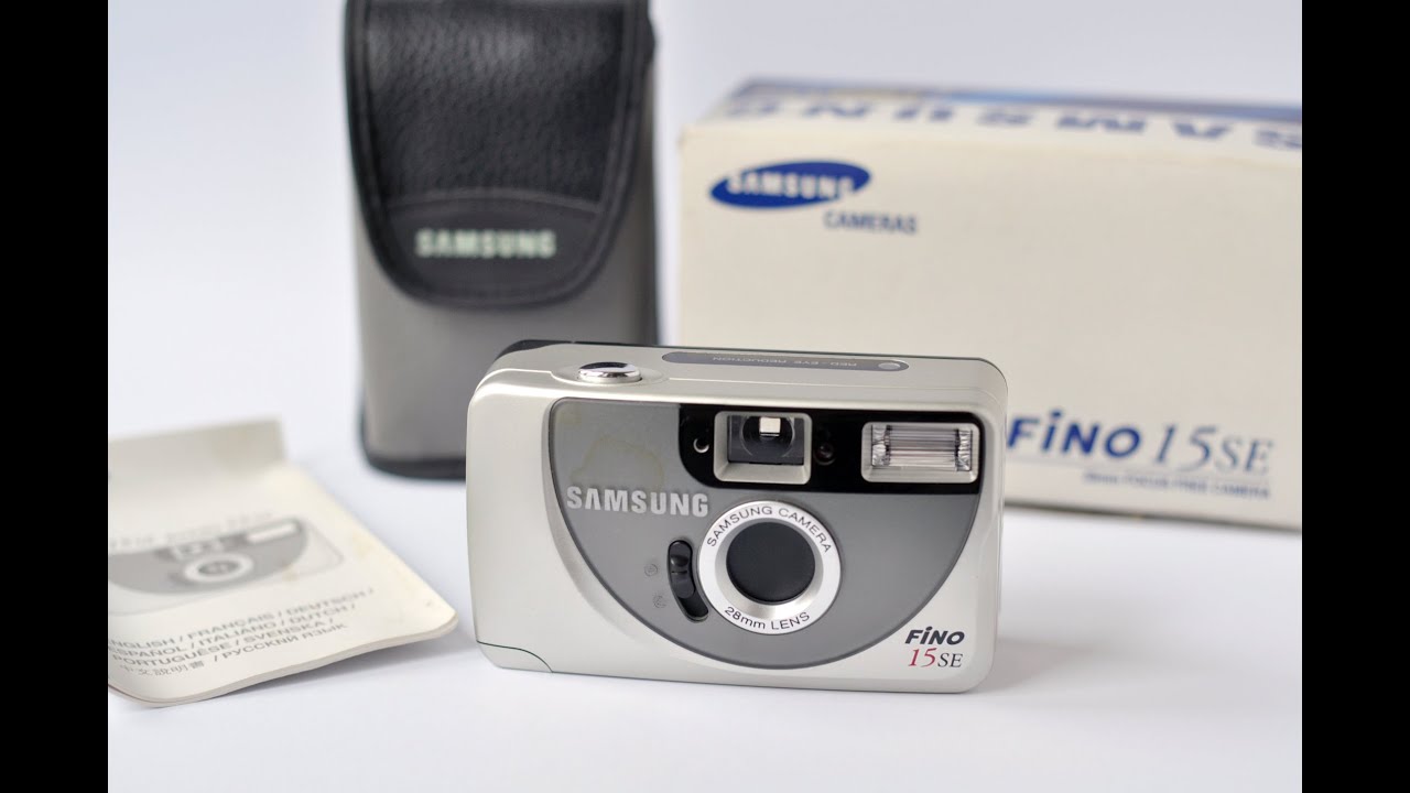 35mm film camera Samsung Fino 15SE - YouTube