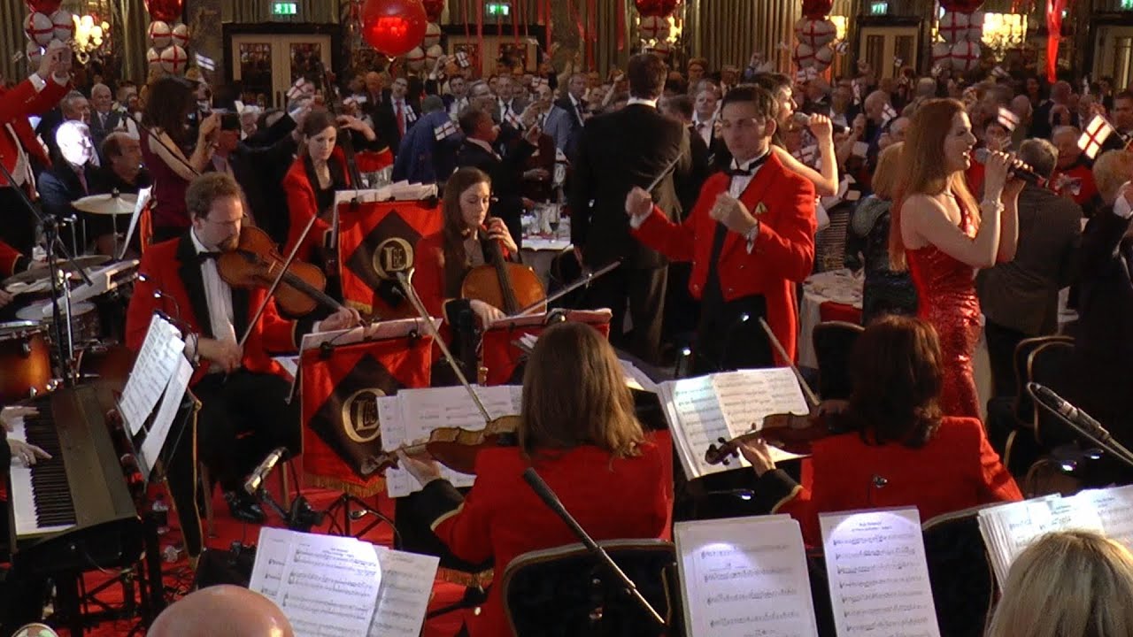 Last Night of the Proms style finale at St George's day dinner - YouTube