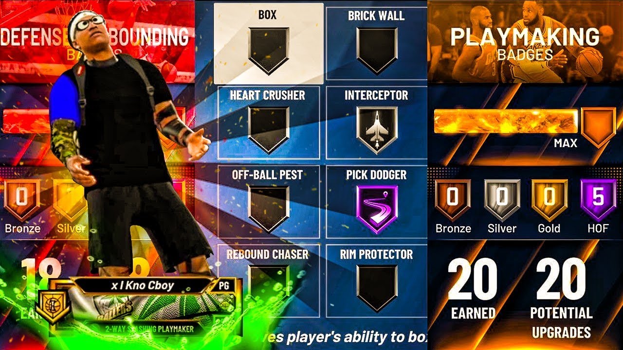 The Best BADGES For A 2 Way Slashing Playmaker Against Try Hards | Best ...